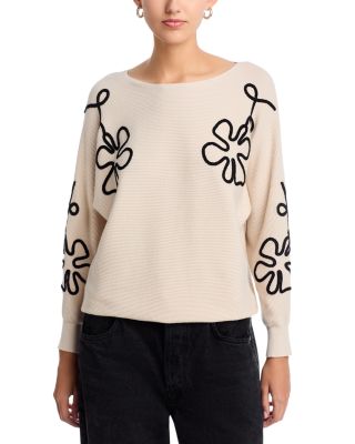 Click here for Sioni Soutache Crewneck Sweater prices