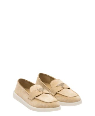Click here for Prada Womens Suede Leather Loafers prices