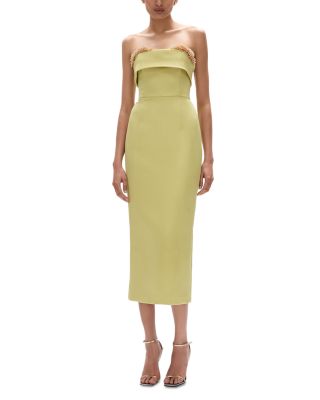 Click here for Rachel Gilbert Laira Strapless Dress prices