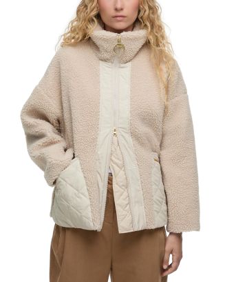 Barbour Brawby Teddy Fleece Jacket | Bloomingdale's Women