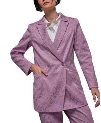 Click here for Wildfang The Empower Jacquard Double Breasted Blaz... prices