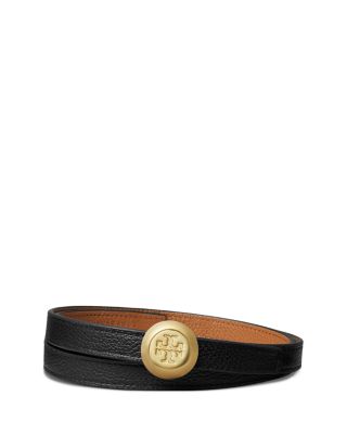 Tory Burch Womens Romy Reversible Leather Belt