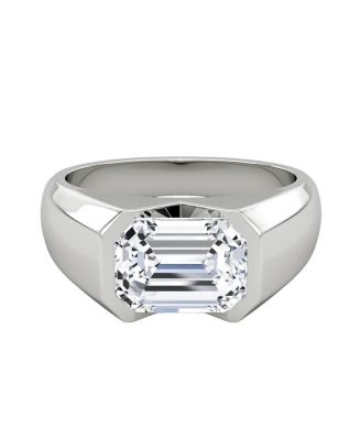 Click here for Vrai Statement Signet Ring in 14K Gold  1.0ctw Eme... prices