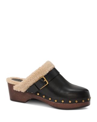 Click here for Paige Womens Helena Studded Buckled Mules prices