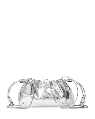 Click here for Veronica Beard Small Metallic Leather Stash Bag prices