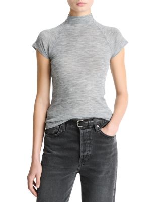 Click here for Vince Cap Sleeve Raglan Mock Neck Top prices