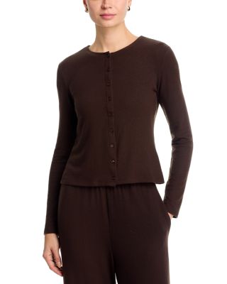 Click here for Leset Lauren Crewneck Cardigan Sweater prices