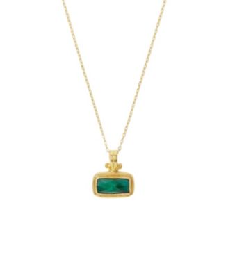 Click here for Ottoman Hands Noa Emerald Pendant Necklace prices