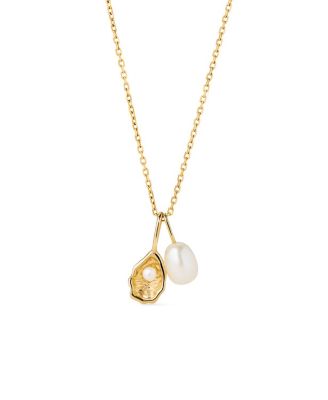 Click here for Ana Luisa Solid Gold Oyster Charm Necklace prices