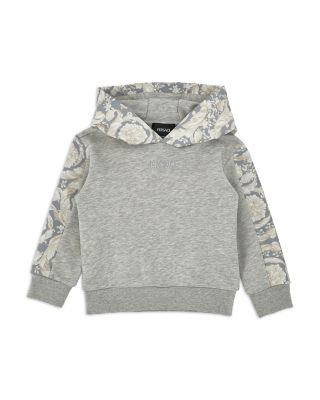Click here for Versace Unisex Melange Fleece Barocco Hoodie - Bab... prices