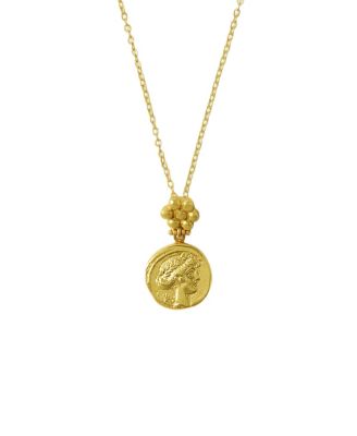 Click here for Ottoman Hands Goddess Demeter Coin Pendant Necklac... prices