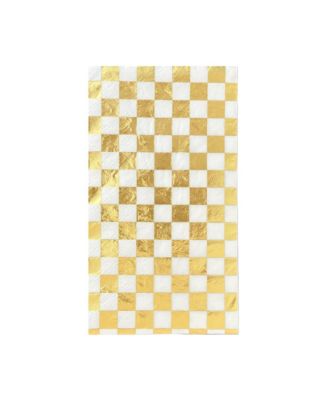 Click here for Jollity & Co. Harlequin Checkered Paper Guest Napk... prices