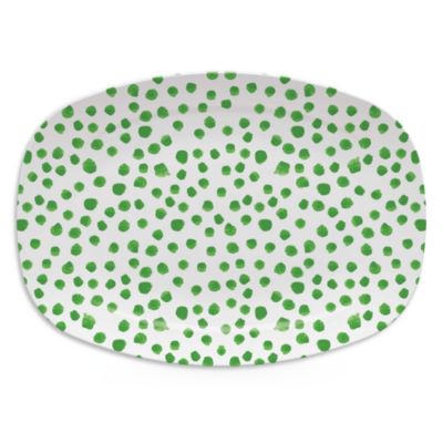 Click here for Mariposa Green Simple Stripes Platter prices