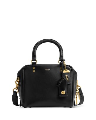 COACH Cube Rogue 20 Leather Crossbody Tote | Bloomingdale's Handbags