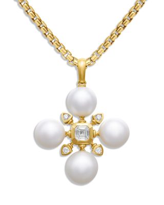 Click here for Renaissance Pearl Pendant in 18K Yellow Gold with... prices