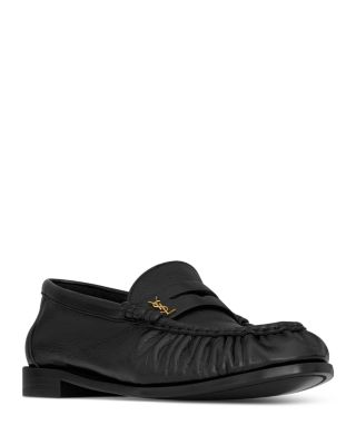 Click here for Saint Laurent Womens Le Loafer Penny Slippers prices