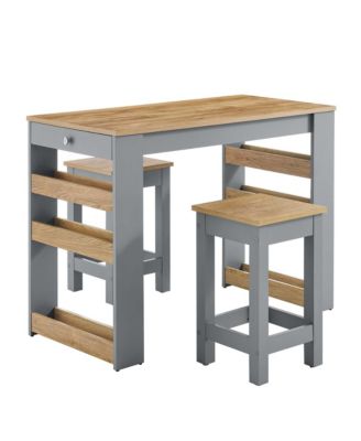 Click here for Modway Galley Kitchen Island and Stool  Set of 3 prices