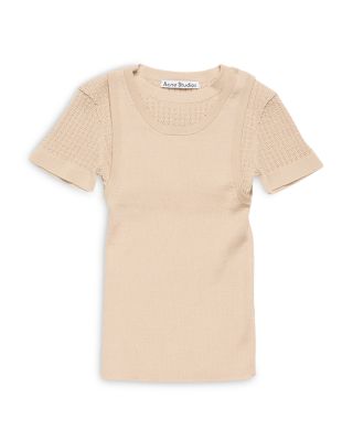 Click here for Acne Studios Layered Knit Top prices