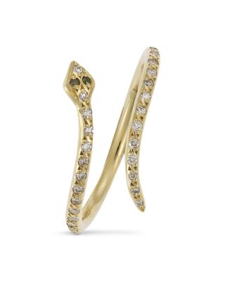 Click here for Ileana Makri Green & White Diamond Python Ring in... prices