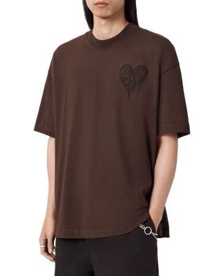 Click here for Allsaints Oversized Trip Logo Graphic Tee prices