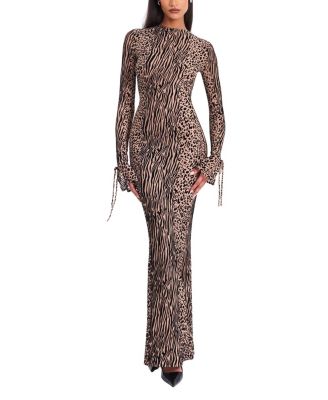 Click here for Miss Circle Waylynn Burnout Velvet Detail Mesh Bac... prices