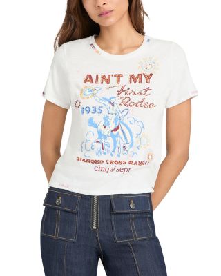 Click here for Cinq a Sept Bespoke Aint My First Rodeo Tee prices