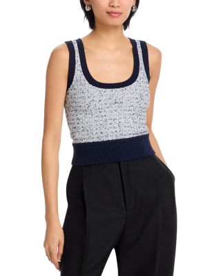 Click here for 3.1 Phillip Lim Boucle Tweed Scoop Neck Tank prices