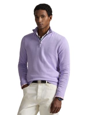 Click here for Polo Ralph Lauren Cotton Quarter Zip Mockneck Swea... prices