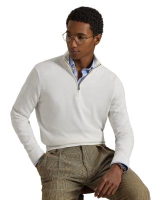 Click here for Polo Ralph Lauren Cotton Quarter Zip Mockneck Swea... prices