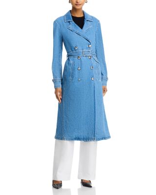 Click here for LAgence Bradley Denim Trench Coat prices