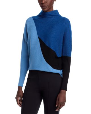 Click here for T Tahari Color Blocked Dolman Sleeve Sweater prices