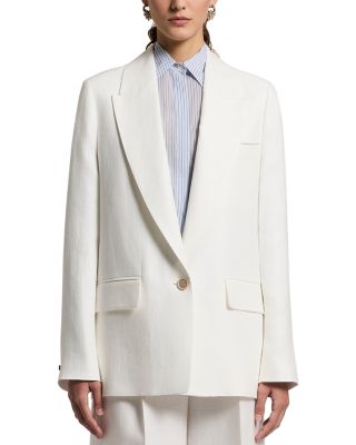 Click here for Peserico Linen Single Button Blazer prices