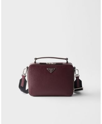 Click here for Prada Brique Medium Saffiano Leather Bag prices