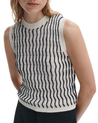 Click here for rag & bone Leslie Stripe Vest prices