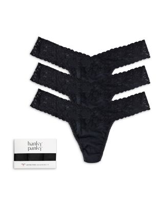 Click here for Hanky Panky SupimaCotton Low-Rise Thongs  Set of 3 prices