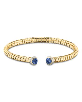 Click here for Marina B 18K Yellow Gold Trisolina Blue Sapphire &... prices