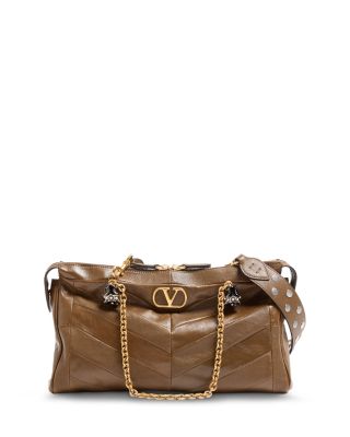 Click here for Valentino Garavani Panthea Nappa Leather Chevron V... prices