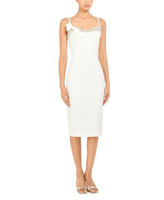 Click here for Jenny Packham Lucy Crystal-Embellished Bow Midi Dr... prices