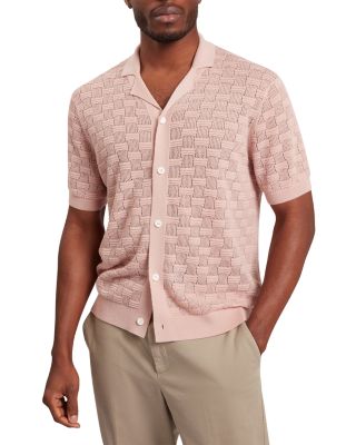 Click here for Ted Baker Rowwann Textured Camp Shirt prices