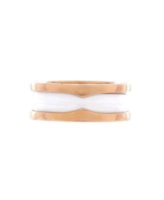 Click here for Pre-Owned Bvlgari B. Zero1 Two Band Ring 18K Rose... prices