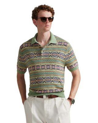 Click here for Polo Ralph Lauren Fair Isle Polo-Collar Sweater prices