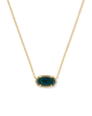 Click here for Kendra Scott Elisa Kyrocera Opal Stone Pendant Nec... prices