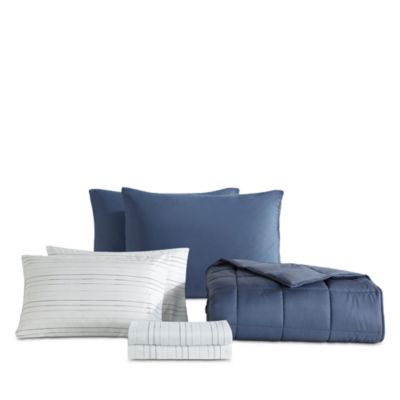 Click here for Calvin Klein Solid Washed Reversible Plush 5 Piece... prices