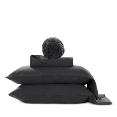 Click here for Hamam Wrinkle Washed Linen Sheet Set  Queen prices