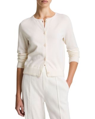 Click here for Vince Scallop Trim Cardigan Sweater prices