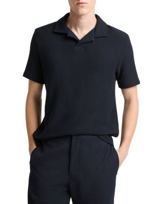 Click here for Vince Macro Honeycomb Cabana Johnny Collar Shirt prices