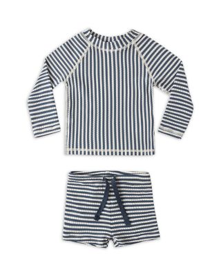 Click here for Rylee + Cru Boys Striped Rash Guard & Swim Shorts... prices