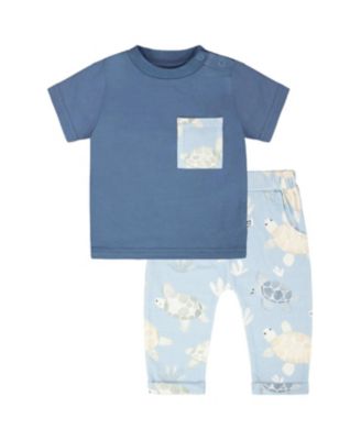 Click here for Deux par Deux Boys Organic Cotton Turtle Print Jer... prices