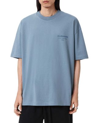 Click here for Allsaints Oversized Xander Logo Tee prices