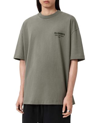 Click here for Allsaints Oversized Xander Logo Tee prices